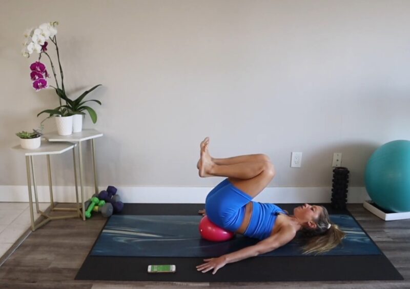 Lower Ab Pilates with a Mini-Ball - Tone Your Tummy