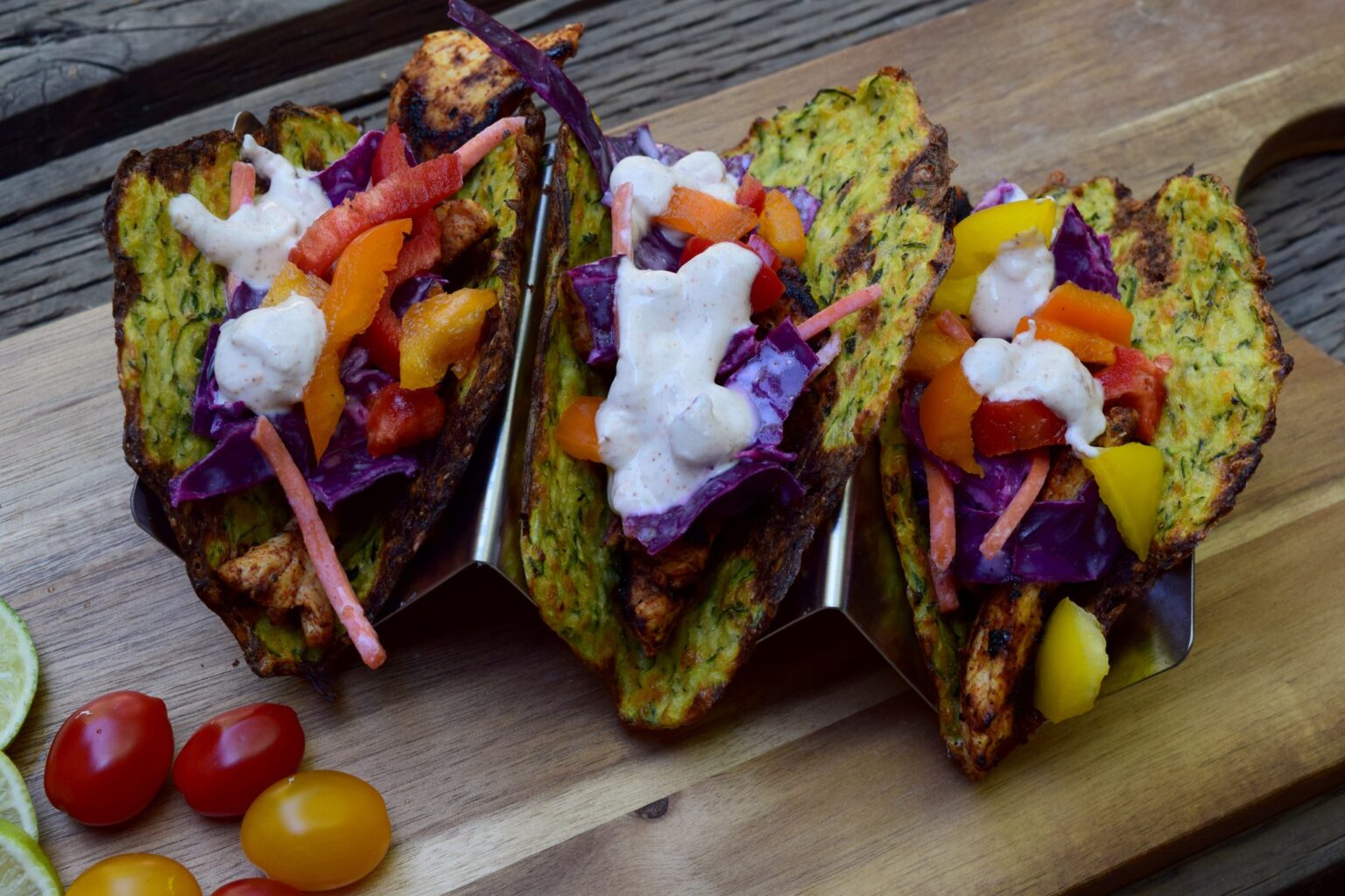 Skinny Baja Chicken Tacos - Recipe and Instructions - The Live Fit Girls